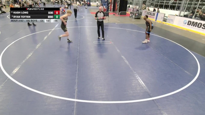 16U Boys - 132 lbs Champ. Round 3 - Carson Neubert, Team Nazar Training ...