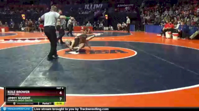 3A 138 lbs Semifinal - Kole Brower, Moline (hs) vs Jimmy Nugent ...