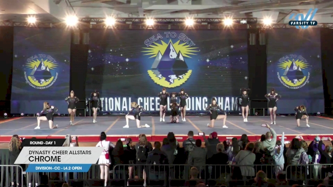 Dynasty Cheer Allstars - Chrome [2023 CC - L4.2 Open Day 1] 2023 Sea to ...