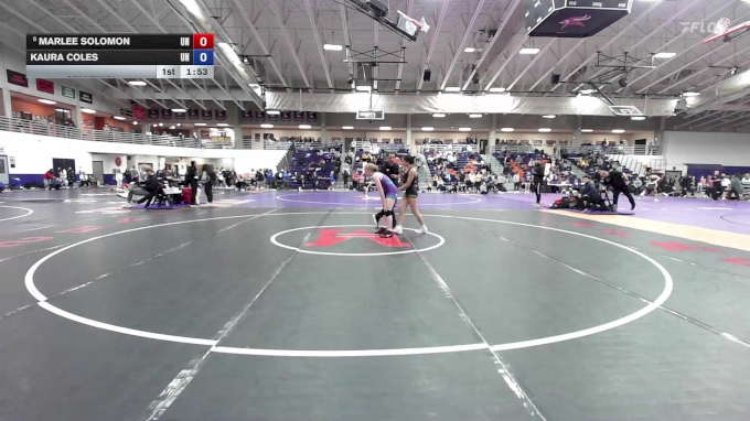 117 lbs Semifinal - Marlee Solomon, Unattached vs Kaura Coles, Unattached