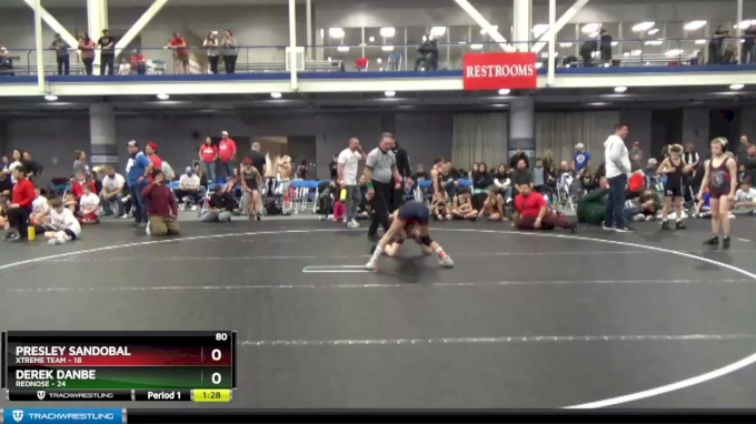 80 lbs Round 3 (8 Team) - Derek Danbe, Rednose vs Presley Sandobal ...