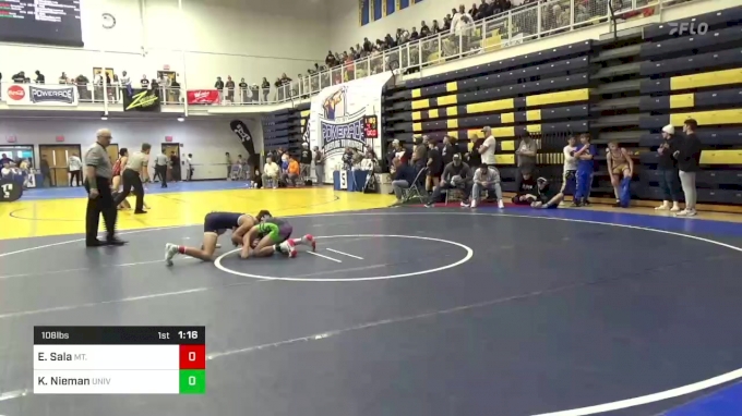 108 lbs Round Of 32 - Evan Sala, Mt. Lebanon vs Kaden Nieman ...