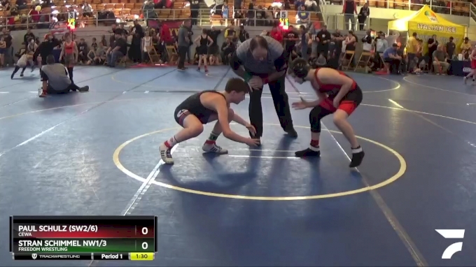 120 lbs Semifinal - Paul Schulz (sw2/6), CEWA vs Stran Schimmel Nw1/3 ...