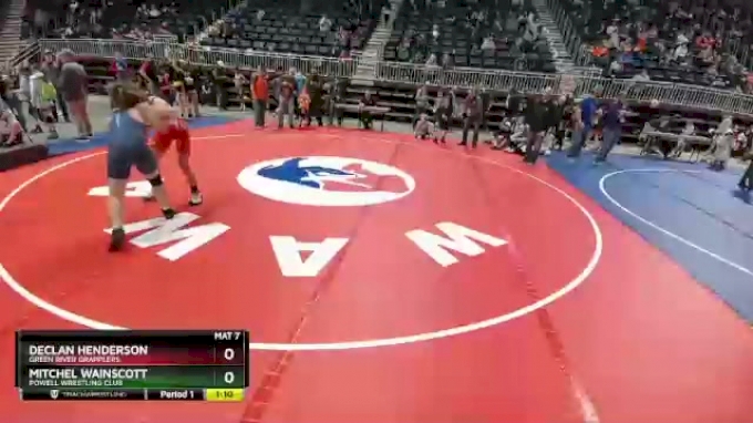 95-100 lbs Round 1 - Gillian Holman, Glenrock Wrestling Club vs Lilly ...