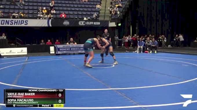 123 lbs 5th Place Match - Vayle-rae Baker, King University vs Sofia ...
