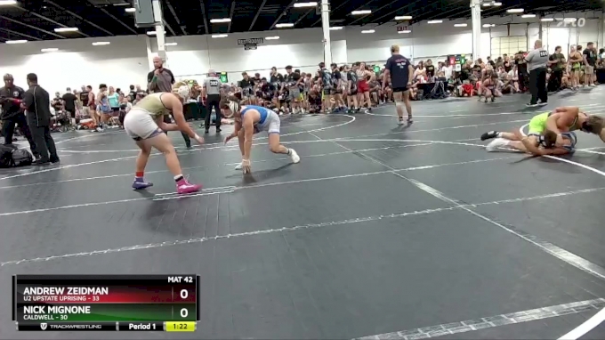 190 lbs Round 3 (6 Team) - Andrew Zeidman, U2 Upstate Uprising vs Nick ...