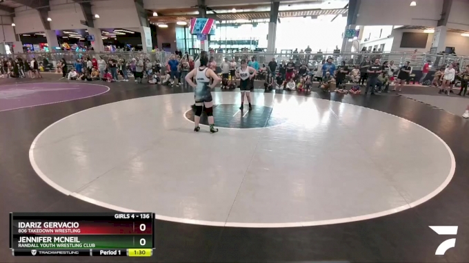 136 lbs Quarterfinal - Jennifer McNeil, Randall Youth Wrestling Club vs ...