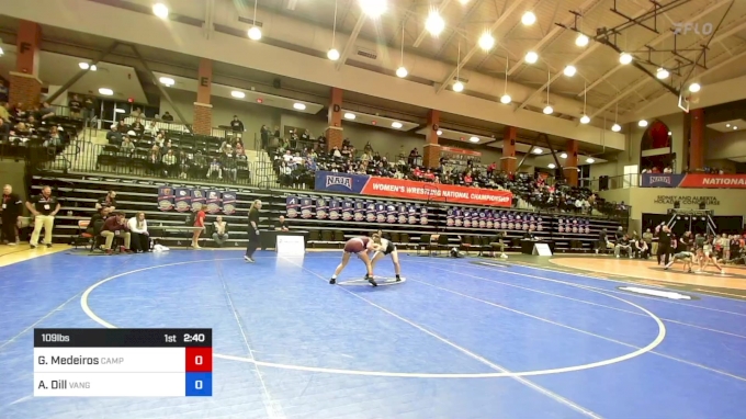 109 lbs Consi Of 8 #1 - Gabrielle Medeiros, Campbellsville (Ky.) vs ...