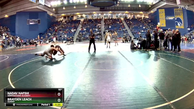 157 lbs Cons. Round 5 - Brayden Leach, Summit vs Nadav Nafshi ...