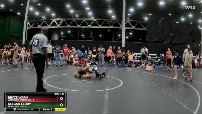 52 lbs Round 7 (8 Team) - Bryce Warm, Warhawks Wrestling vs Keegan ...