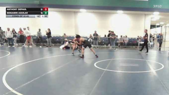 144 lbs Consi Of 32 #2 - Anthony DePaul, NJ vs Benjamin Aguilar, VA