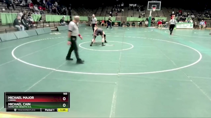 165 lbs 1st Place Match - Michael Cain, Hamilton Heights H.S. vs ...
