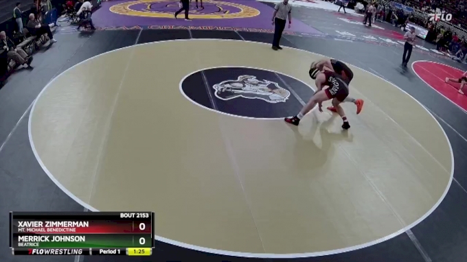 Quarterfinal - Merrick Johnson, Beatrice vs Xavier Zimmerman, Mt ...