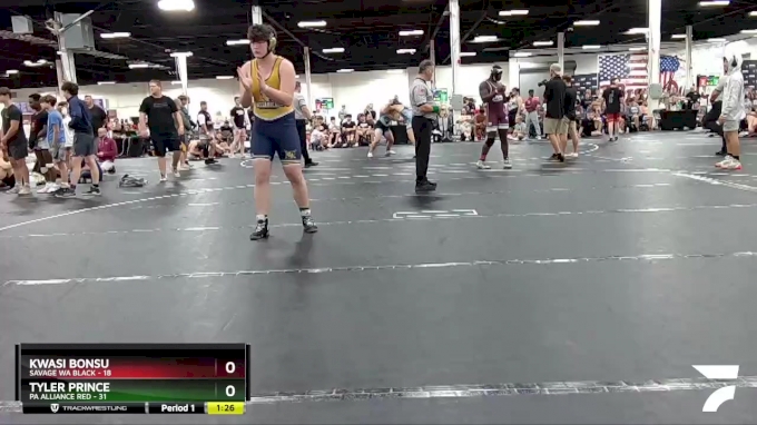 220 lbs Round 4 (6 Team) - Kwasi Bonsu, Savage WA Black vs Tyler Prince ...