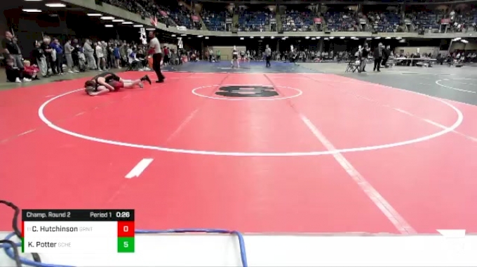 101 lbs Champ. Round 2 - Carter Hutchinson, Grant vs Kaden Potter, St ...