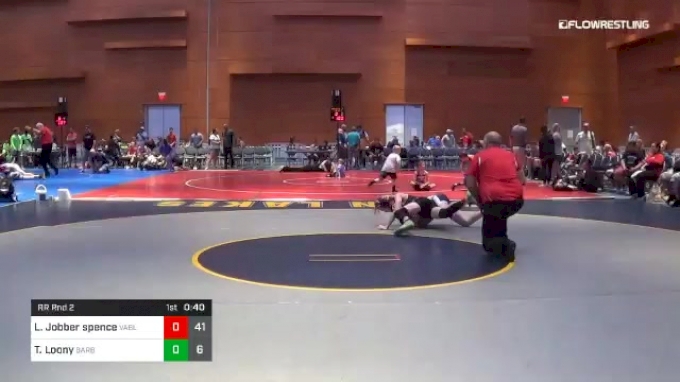 120 lbs Rr Rnd 2 - Landon Jobber Spence, Team Vanquish Black vs Talon ...