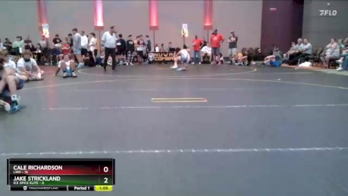 90 lbs Round 2 (4 Team) - Cale Richardson, LWA vs Jake Strickland, Ice ...