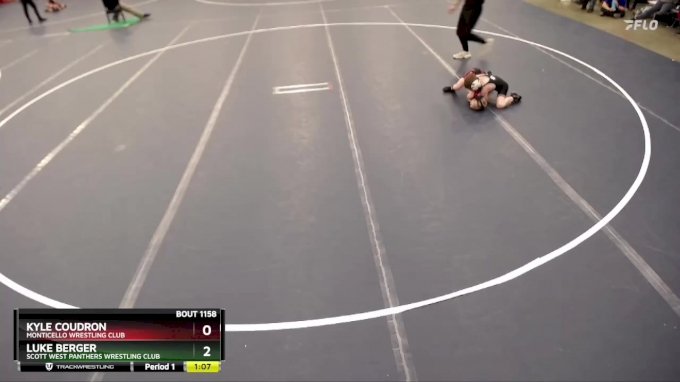 Cons. Round 1 - Luke Berger, Scott West Panthers Wrestling Club vs Kyle ...