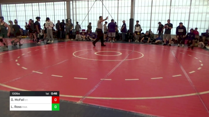 130 lbs Consi Of 8 #2 - Duncan McFall, St. Pius Wrestling Club vs Logan ...