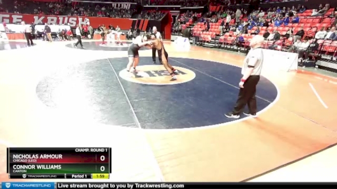 1A 285 lbs Champ. Round 1 - Connor Williams, Canton vs Nicholas Armour ...