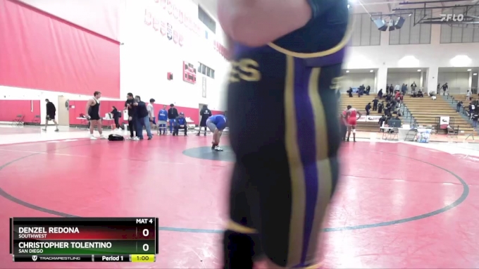 285 lbs Cons. Round 3 - Denzel Redona, Southwest vs Christopher ...