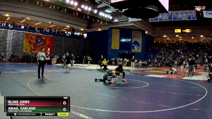 165 lbs Prelim - Blake Jones, Mountain View vs Israel Garland, Heritage ...