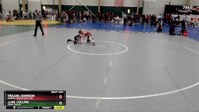 78 lbs Cons. Round 1 - Trajan Johnson, Kimball Wrestling Club vs Luke ...