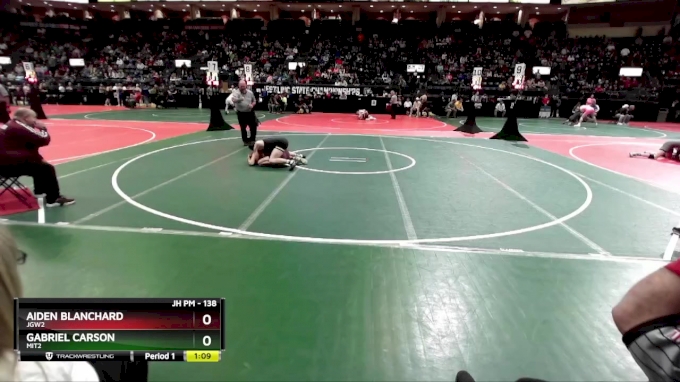 138 lbs Champ. Round 2 - Gabriel Carson, MIT2 vs Aiden Blanchard, JGW2