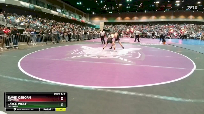150 lbs Champ. Round 1 - David Osborn, University vs Jayce Wolf, Caldwell