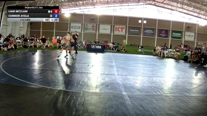 113 lbs Liam McClain, Michigan Blue vs Connor Ayala, Louisiana