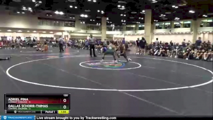 120 lbs Round 4 (10 Team) - Dallas Schorr-Thimas, Central Dauphin vs ...