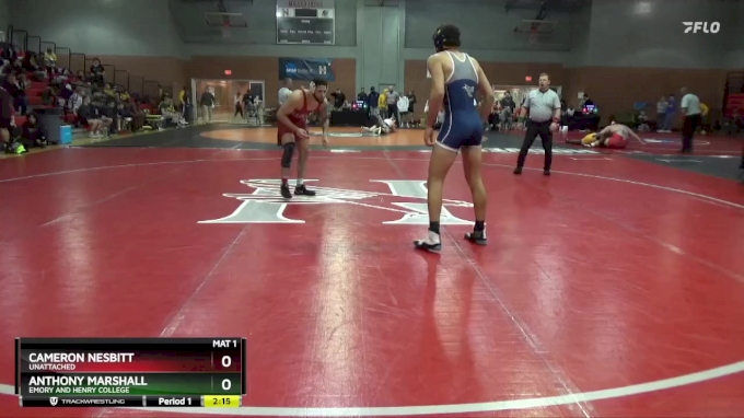 174 lbs Semifinal - Cameron Nesbitt, Unattached vs Anthony Marshall ...