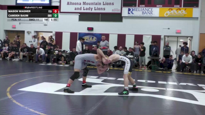 139 lbs Semifinal - Mason Wagner, Faith Christian Acad vs Camden Baum ...