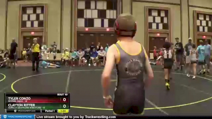 85 lbs Round 4 (6 Team) - Tyler Conzo, Revival Aqua vs Clayton Ritter ...