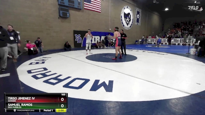 165 lbs Champ. Round 2 - Samuel Ramos, Dos Pueblos vs Tirso Jimenez IV ...