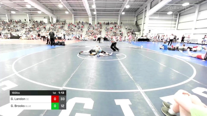 160 lbs Rr Rnd 3 - Garrett Landon, Contender Elite Liberty vs Gannon ...