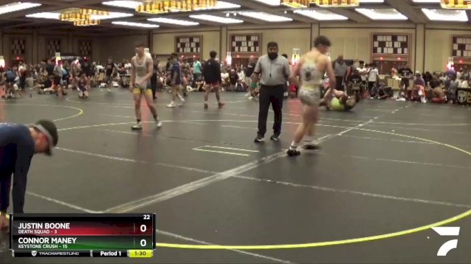 138 lbs Finals (8 Team) - Justin Boone, Death Squad vs CONNOR MANEY ...