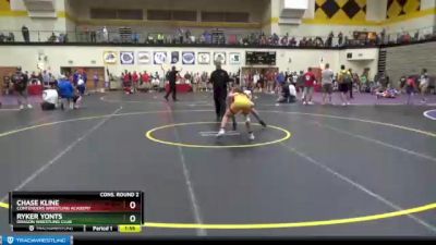 106 lbs Cons. Round 2 - Chase Kline, Contenders Wrestling Academy vs ...