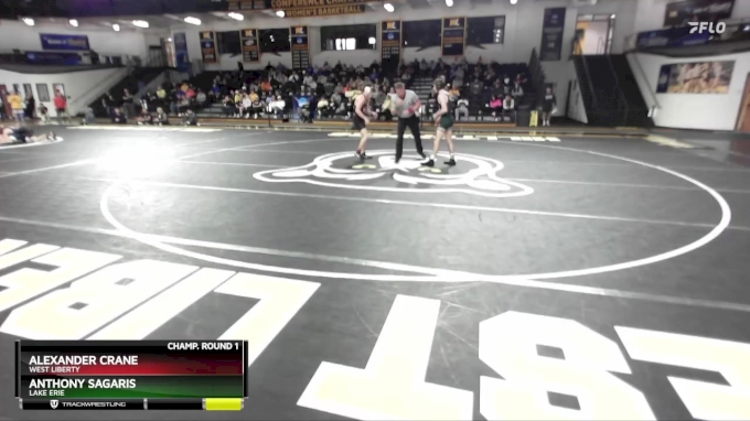 125 lbs Champ. Round 1 - Alexander Crane, West Liberty vs Anthony Sagaris, Lake Erie