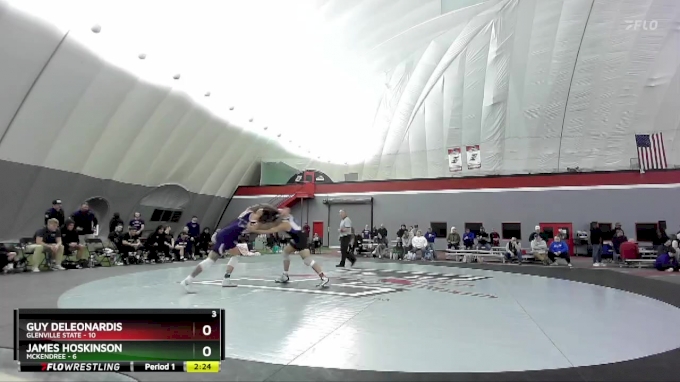 157 lbs Finals (2 Team) - James Hoskinson, McKendree vs Guy Deleonardis ...
