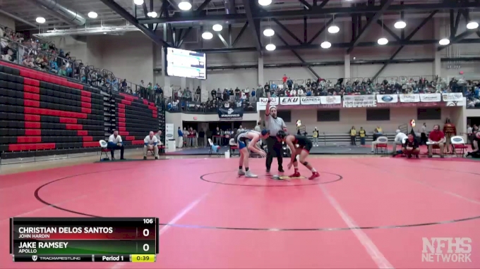 106 lbs Cons. Round 3 - Jake Ramsey, Apollo vs Christian Delos Santos ...