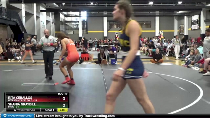 148 lbs Round 2 (6 Team) - Shania Graybill, BVWC vs Rita Ceballos ...