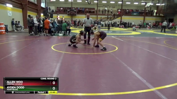 113 lbs Cons. Round 2 - Ayden Dodd, Perrysburg vs Allen Woo, Montini ...