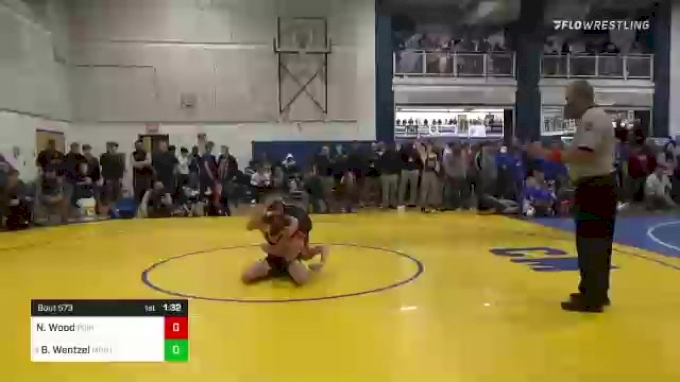 113 lbs R-16 - Nathan Wood, Point Pleasant-WV vs Branden Wentzel ...