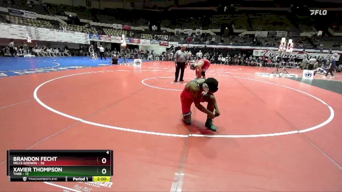 165 lbs Champ Round 1 (16 Team) - Brandon Fecht, Mills Godwin vs Xavier ...