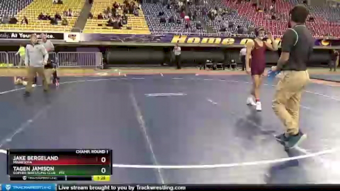 141 lbs Champ. Round 1 - Jake Bergeland, Minnesota vs Tagen Jamison ...