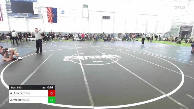 114 lbs Consi Of 8 #2 - Adam Alvarez, Team Selma vs Jaxon Walker, BGWC ...