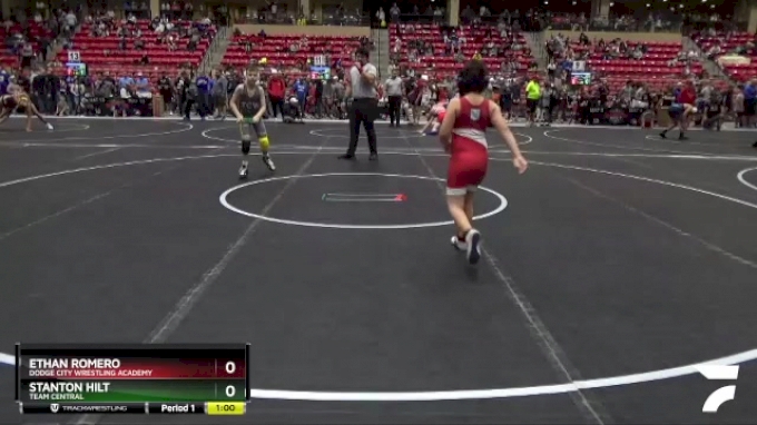 88 lbs Cons. Round 3 - Stanton Hilt, TEAM CENTRAL vs Ethan Romero ...