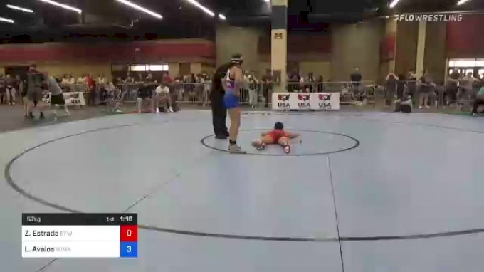 57 kg Round Of 16 - Zao Estrada, ET Wrestling vs Lillian Avalos, Somar ...