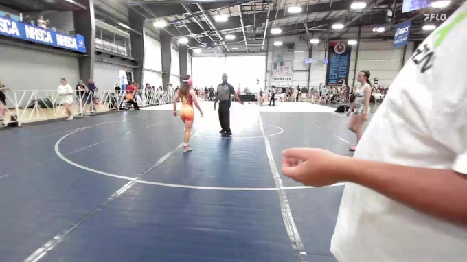 100 lbs Rr Rnd 2 - Victoria Longo, OBWC Pink vs McKenna Hogan, Team RJN
